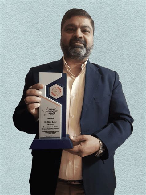 Dr Nitin Saini Indian Achievers Indian Awards Indian Profile Awards