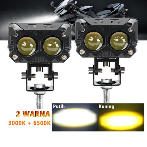 Pcs Lampu Tembak Sorot Led Laser Mata Mata Mata Mata Warna Cr Foglamp Lampu Tembak