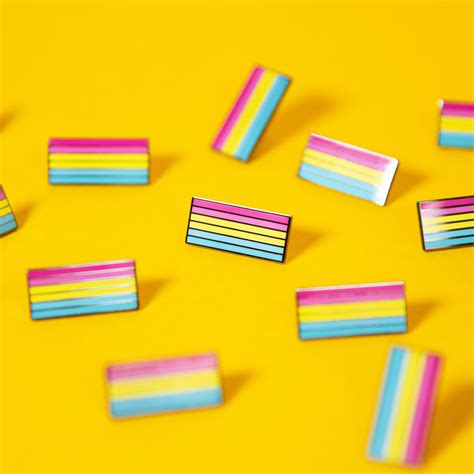 The Pansexual Flag Enamel Pin