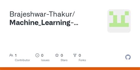 GitHub Brajeshwar Thakur Machine Learning Exploratory Data Analysis