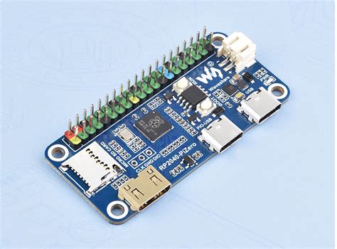 waveshare rp2040 pizero a compact raspberry pi rp2040 board in the pi