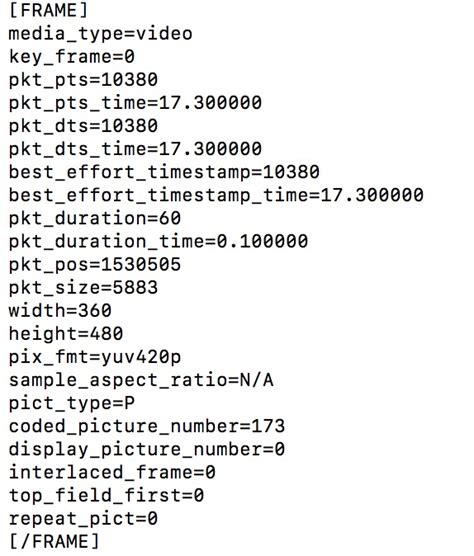 ffmpeg ffprobe查看音频视频文件信息 ffprobe查看视频信息 CSDN博客