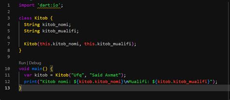 dart dasturlash tilda konstruktorlar by asomiddin norqulov apr
