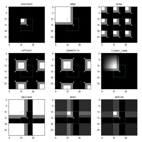 scikit image 画像の周囲を補間する skimage util pad サボテンパイソン