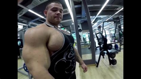 Aleksey Lesukov Bounces His Monster Pecs