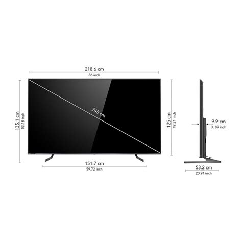 TV Sizes, Charts Dimensions, Measurements, 53% OFF