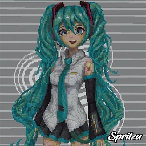 Hatsune Miku R Minecraftbuilds