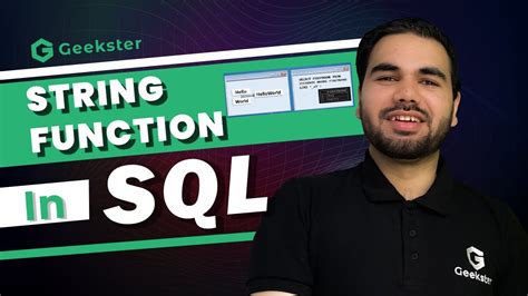 String Functions In SQL DBMS Geekster YouTube