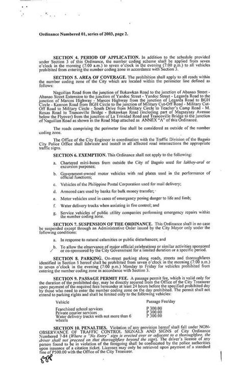 Baguio Reminder On The Number Coding Scheme The Baguio City Number