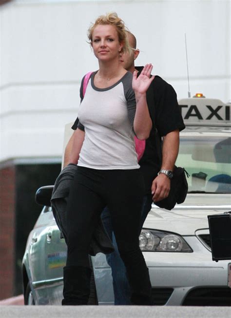 Britney Spears Braless Big See Through In Public Beautiful Girl