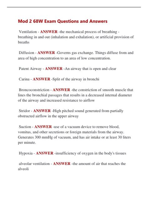 Mod 2 68w Exam Questions And Answers Mod 2 68w Stuvia Us