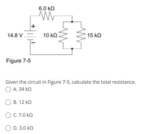 Solved Given The Circuit In Figure Calculate The Total Chegg