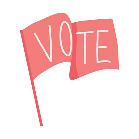 vote flag lettering 11210565 vector art at vecteezy