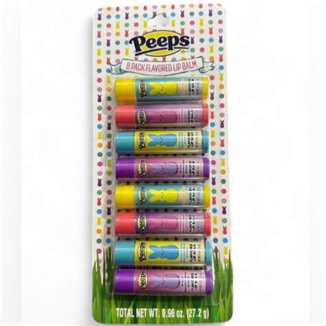 Peeps Makeup Peeps Flavored Lip Balm 8pack Multicolor Poshmark