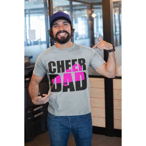 Cheer Dad Shirt All Star Cheer Dad Proud Cheer Dad Mens S Inspire Uplift