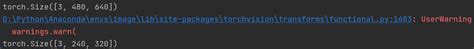 pytorch入门（torchvision库中transforms和datasets的使用） userwarning the default