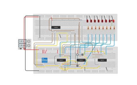 Circuit Design 38 Line Decoder Tinkercad