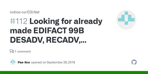 Looking For Already Made Edifact 99b Desadv Recadv Insdes C Classes