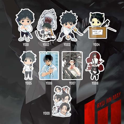 Jual Sticker Anime Jujutsu Kaisen Yuta Okkutsu Shopee Indonesia