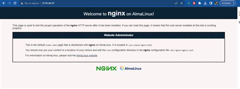 Cómo Instalar El Servidor Web Nginx En Alma Linux Vps Y Configurar Un
