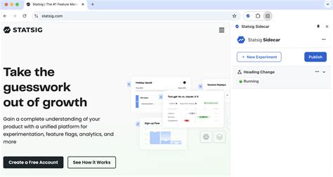 creating your first experiment statsig docs