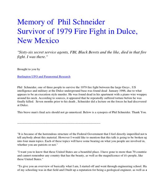 Phil Schneider Govt Earthquake Weapon Biological Warfare Autopsy