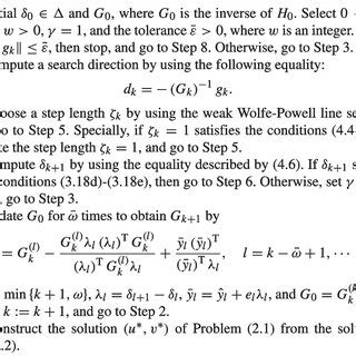 An IL BFGS Method For Solving Problem 2 1 Download Scientific Diagram