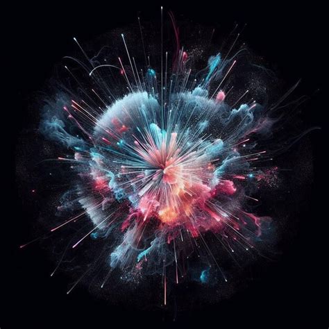 Premium Ai Image Colorful Fireworks Ai Generate