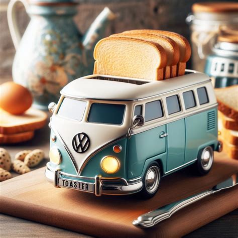 Volkswagen Bus Shaped Toaster Exploring Unique Design Idea Arts