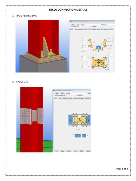 tekla connection pdf pdf
