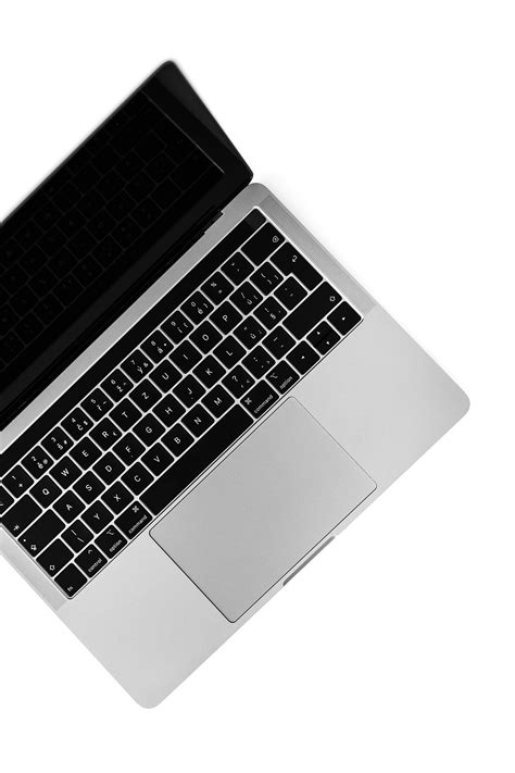 Macbook Pro Isolated On A White Background Free Stock Photo Picjumbo