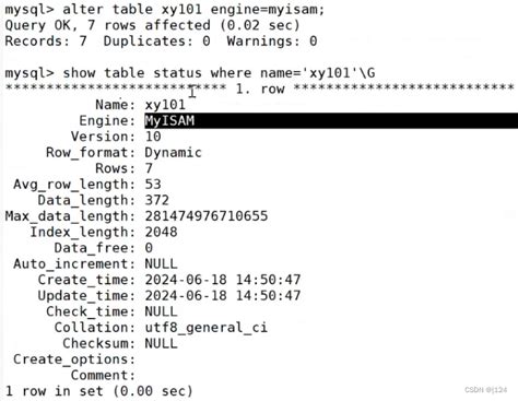 Mysql存储引擎