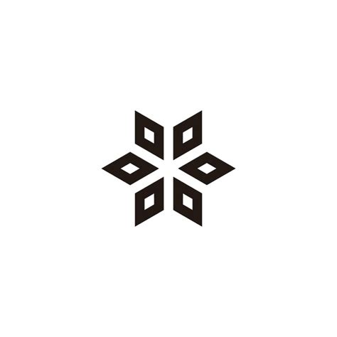 Snowflake Symbol Vector Snowflake Symbol Vector