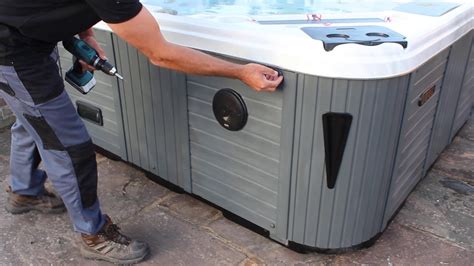 Part 1 How To Remove A Hot Tub Side Panels Youtube