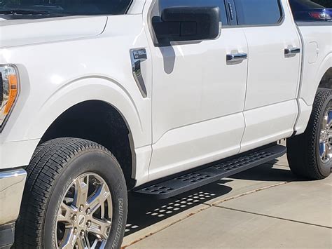 Raptor Style Running Boards Installed F150gen14 2021 Ford F 150