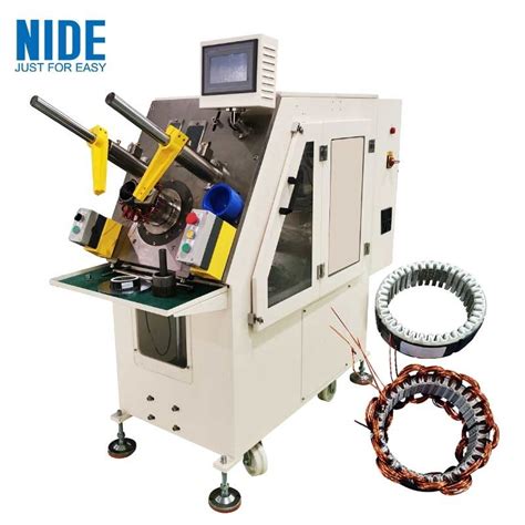 Automatic Alternator Stator Winding Coil And Wedge Inserting Machine With