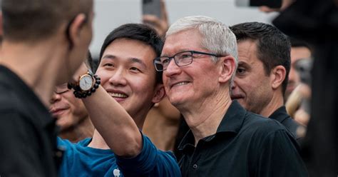 Apple Ceo Tim Cook Makes Surprise Visit To China As Iphone 15 Gets Off