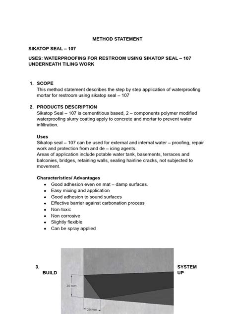 Method Statement Download Free Pdf Concrete Coating