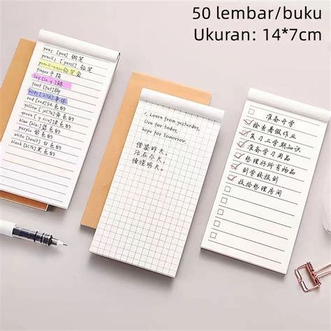 Jual Catatan Portabel Mini Notepad Notebook Kecil Kantor Sekolah Buku Kecil Memo Harian Shopee