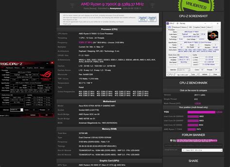 Share Your CPUZ Benchmarks Page TechPowerUp Forums