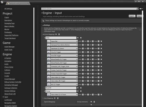Input With Openxr Unreal Engine 427 Documentation Epic Developer Community