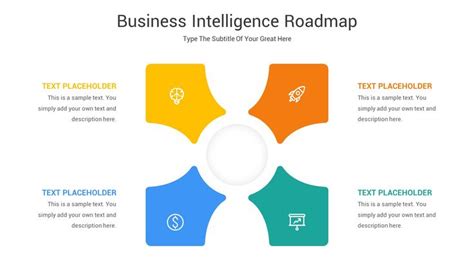 Business Intelligence Roadmap Powerpoint Template Business Intelligence Powerpoint Templates