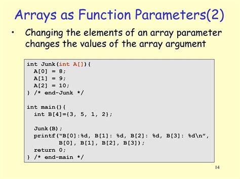 Todays Material Arrays Definition Declaration Initialization Ppt