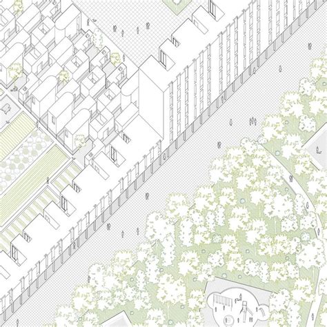 Axonometric Drawing Frame Diagram Architecture