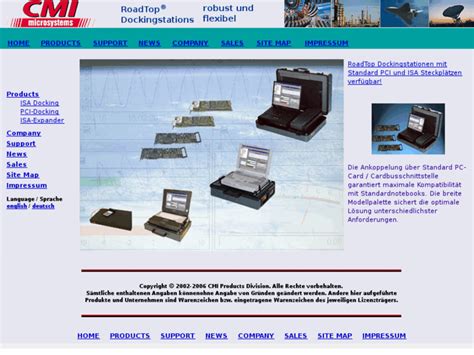 cmi de cmi microsystems pcmcia zu isa pci interface