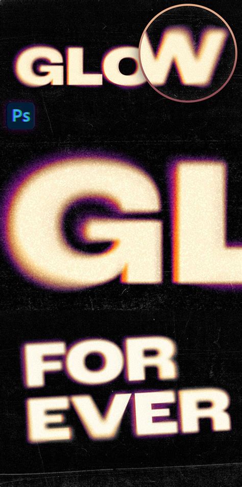 gradient blur glowing text effect photoshop tutorial artofit