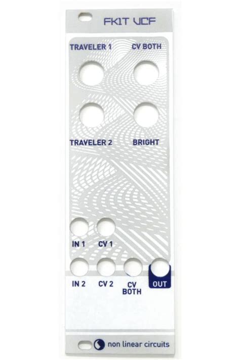 Fk1t Panel White Magpie Modular Modular Addict Synth Diy