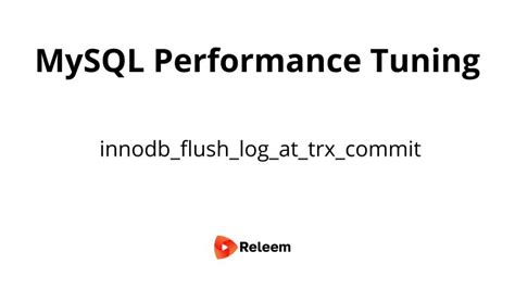 Roman Agabekov On Linkedin How To Tune The ️innodbflushlogattrx