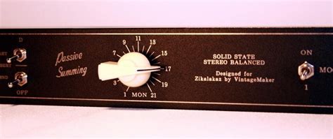 16 Ch Summing Mixer Vol Control 4 X Master Insert