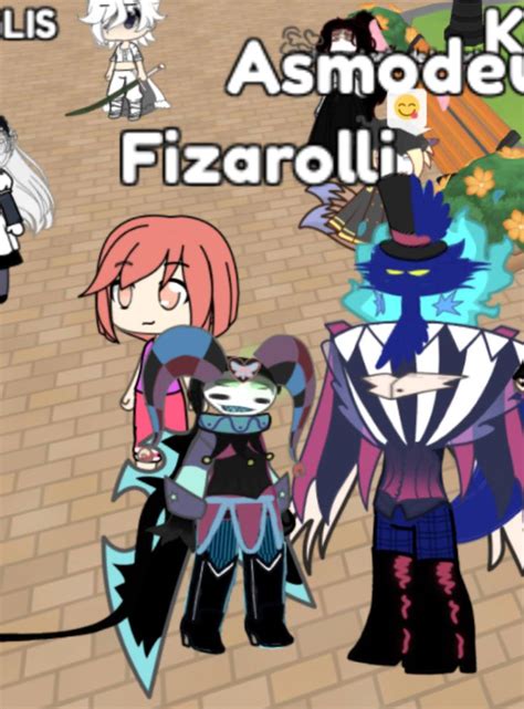 Gacha Online Fizzarolli And Asmodeus Trabajo Grupal Bromas Para